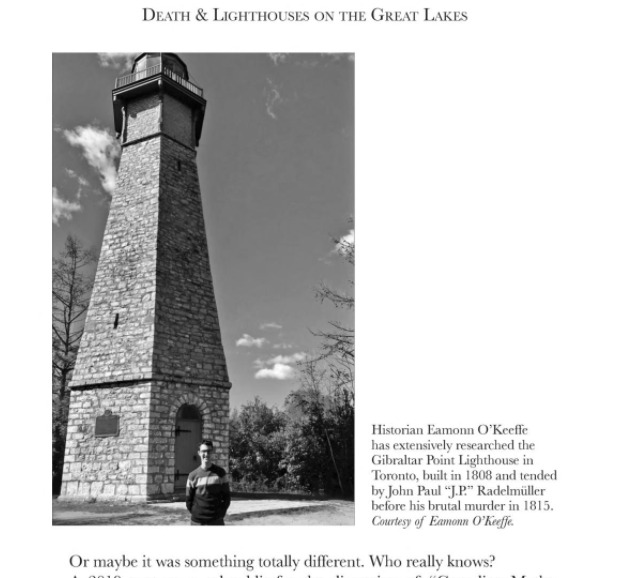 Death & Lighthouses on the Great Lakes – 1812 and all that